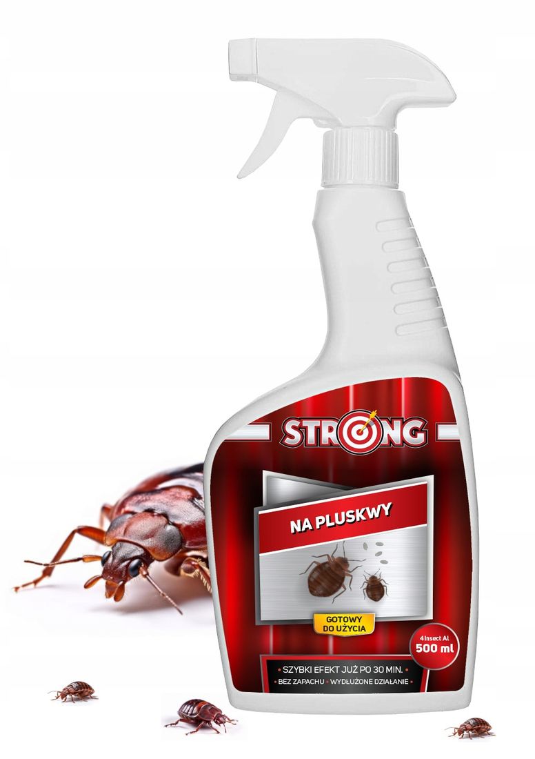 MOCNY OPRYSK ŚRODEK PREPARAT NA PLUSKWY DOMOWE PLUSKWE STRONG SPRAY 500 ...