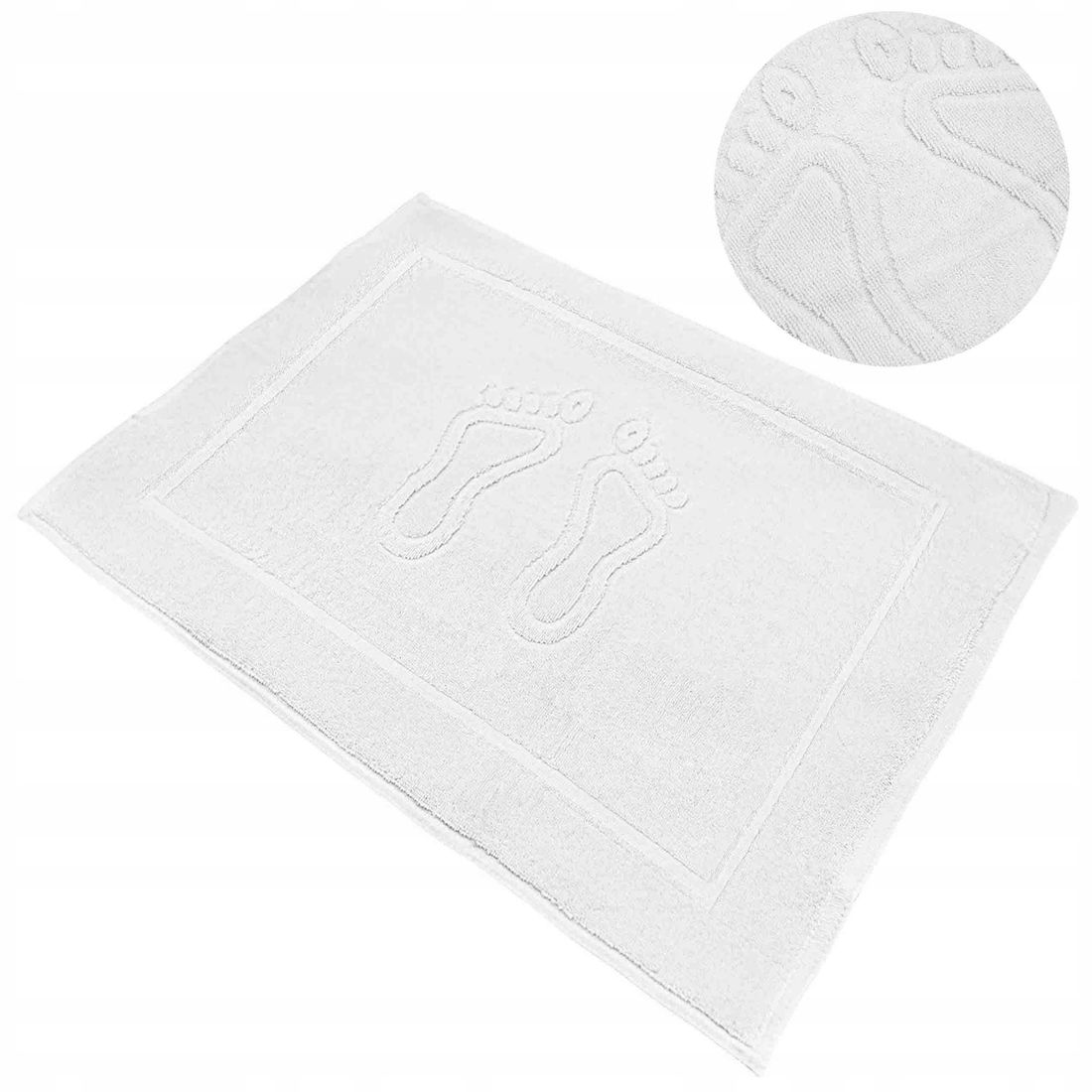 DYWANIK ŁAZENKOWY RĘCZNIK STOPKA MATA 50X70 BAWEŁN - ERLI.pl