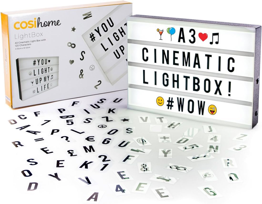 LIGHT BOX PODŚWIETLANA TABLICA LED + 120 LITER - ERLI.pl