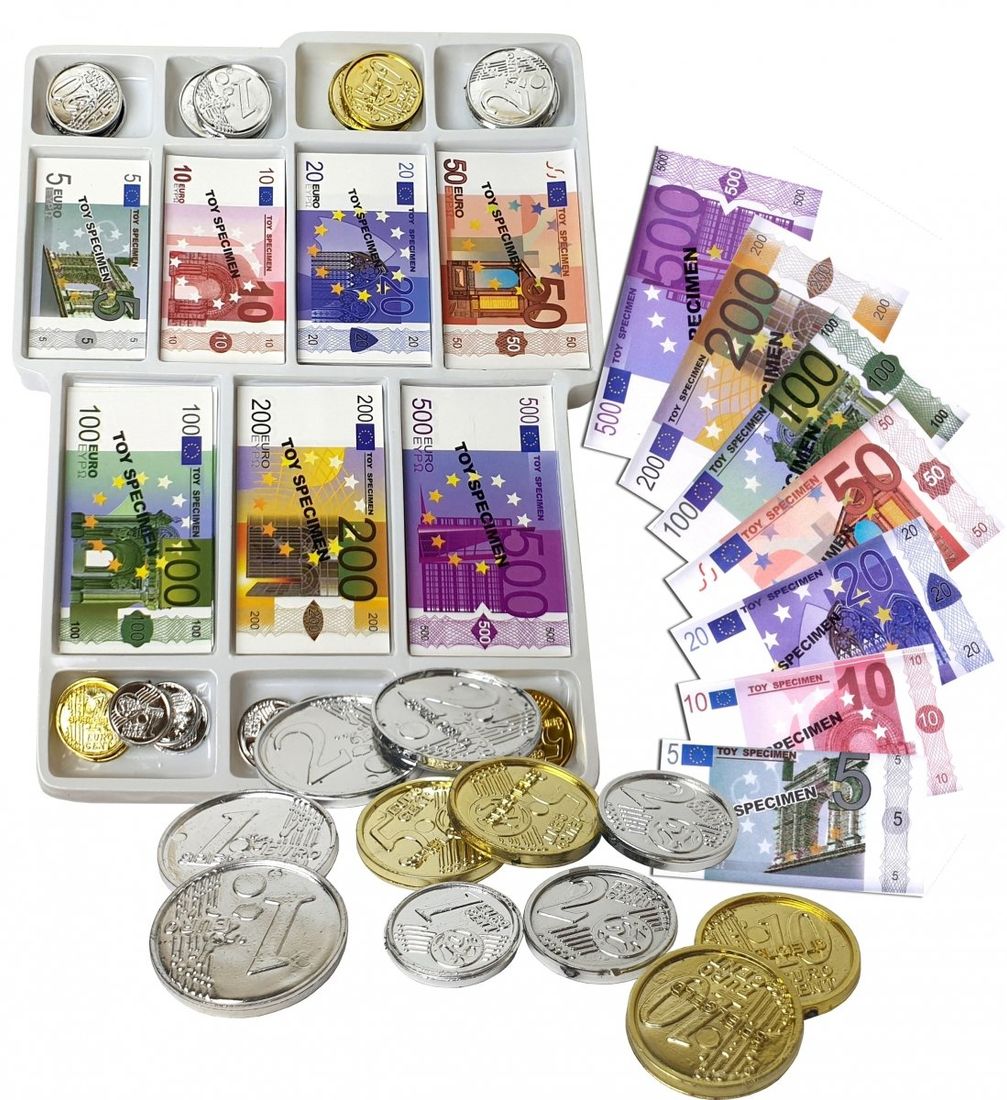EURO Pieniądze do Zabawy BILON Banknoty - ERLI.pl