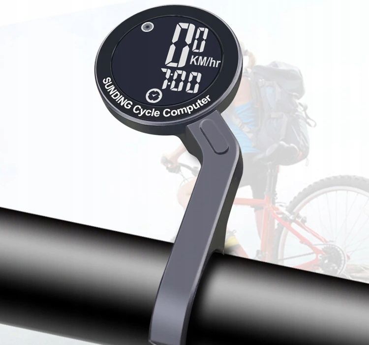 Licznik rowerowy bezprzewodowy prędkościomierz LED - ERLI.pl