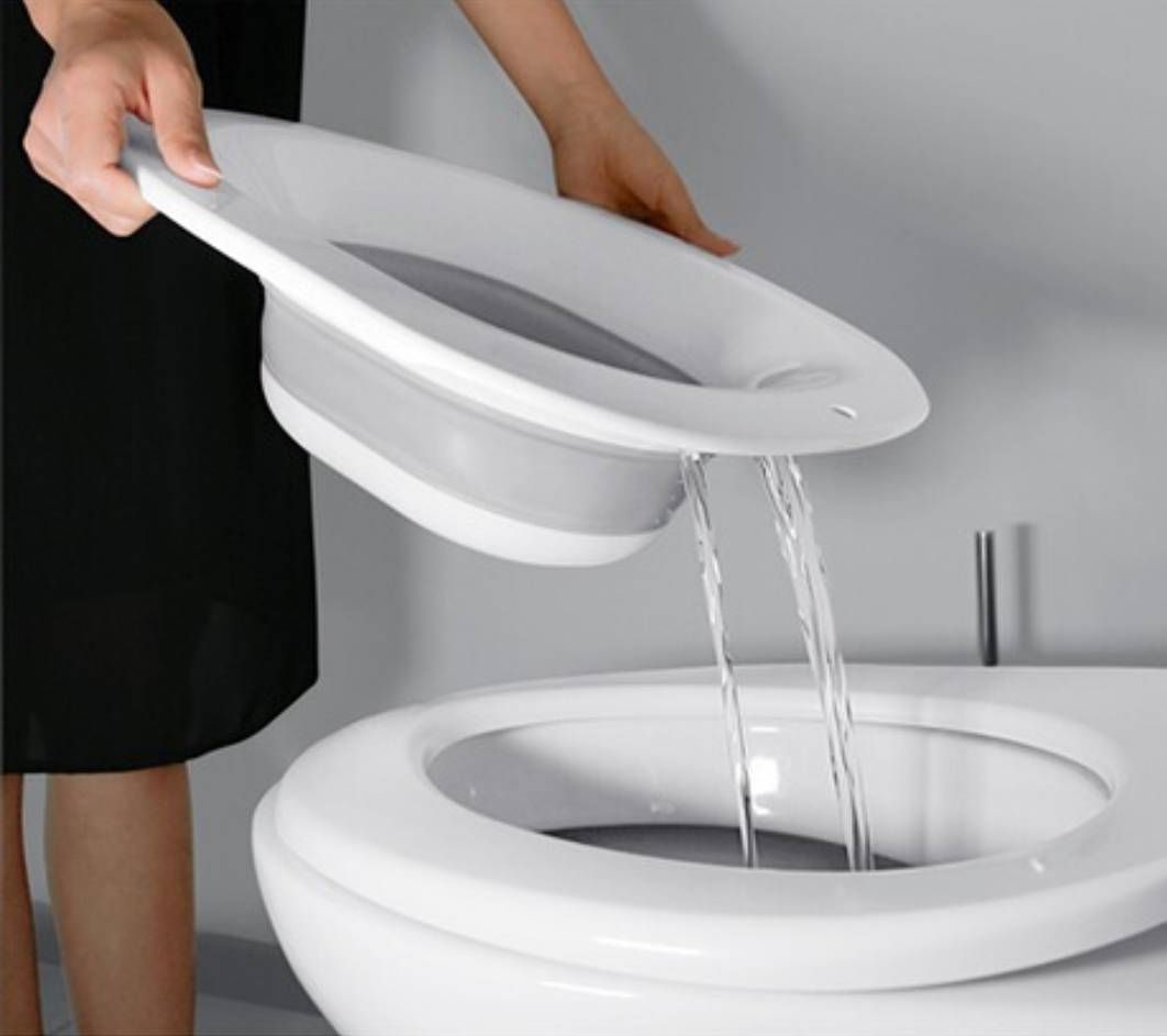 BIDET NA TOALETĘ SEDES WC SKŁADANY DO HIGIENY NASIADÓWEK PODMYWANIA ...