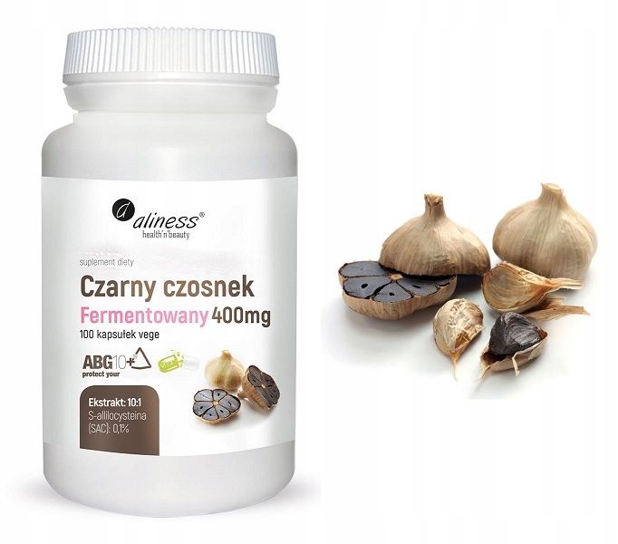 Czarny czosnek fermentowany 400mg ODPORNOŚĆ - ERLI.pl