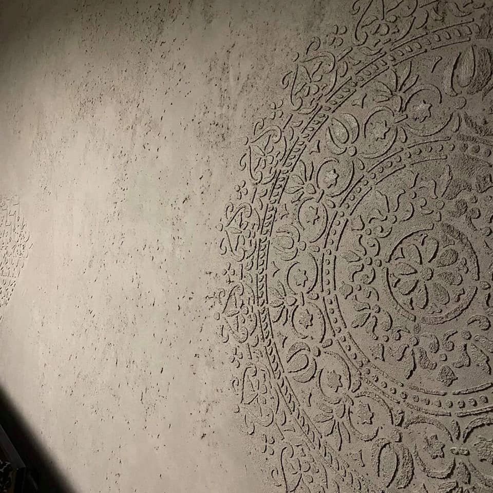 TYNK dekoracyjny SZABLON BETON architektoniczny - ERLI.pl