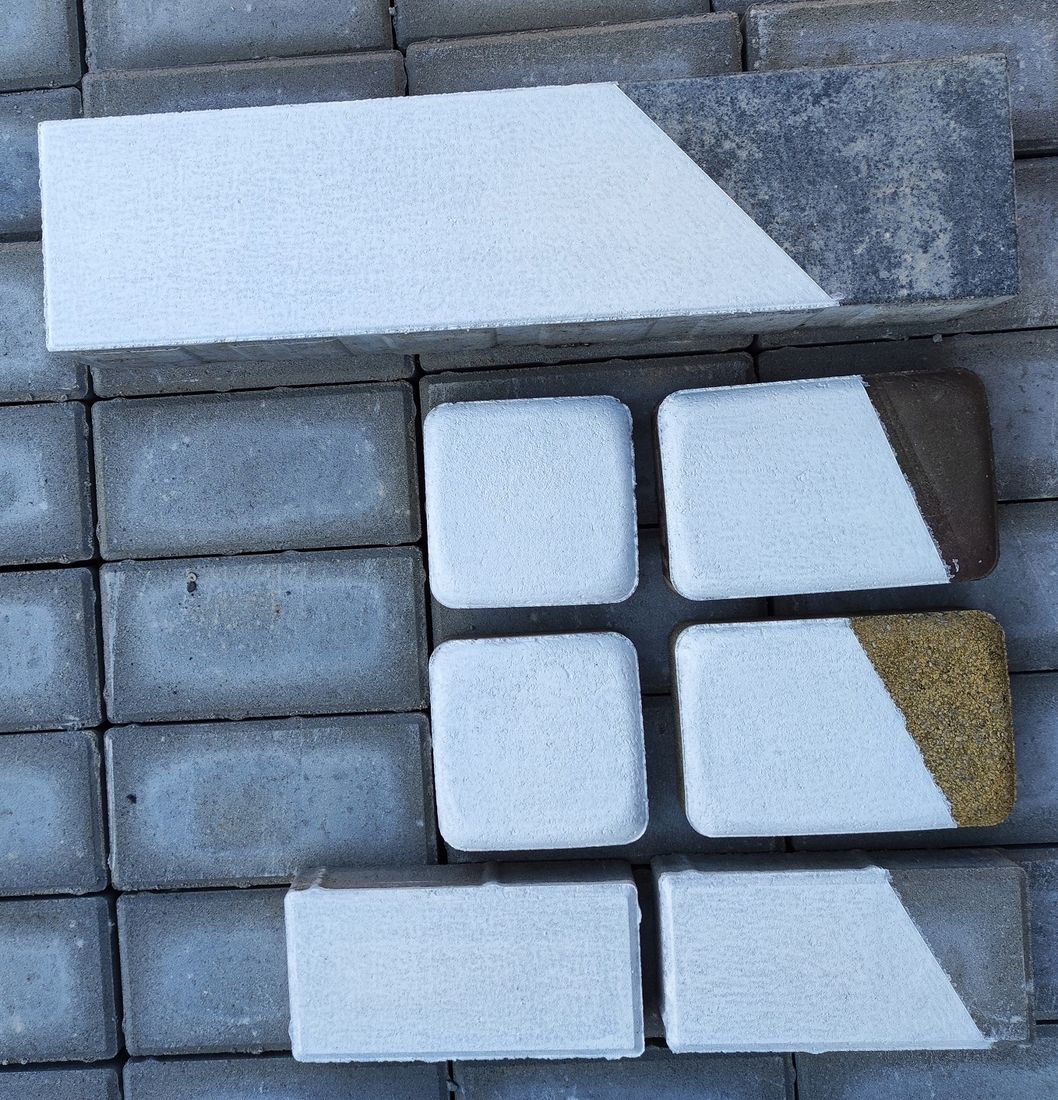 IMPREGNAT BARWIĄCY FARBA do kostki brukowej BIAŁY CONCRETE COLORX ...