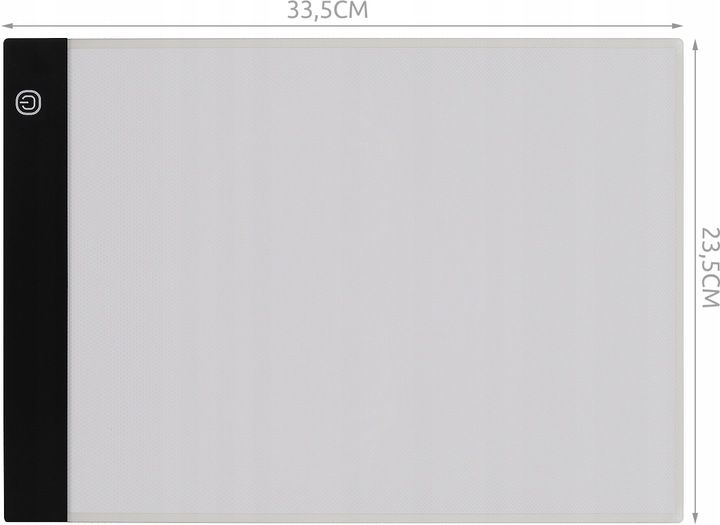 Deska Kreślarska Tablica Led Kalka a4 Podświetlana do Rysowania Rysunku - ERLI.pl