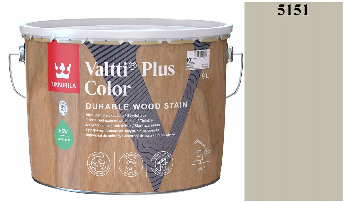 TIKKURILA VALTTI PLUS COLOR IMPREGNAT 9L 5151 – 154670423 - ERLI.pl