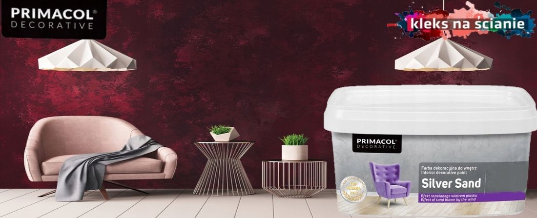 PRIMACOL FARBA DEKORACYJNA SILVER SAND *BLANCA* 1L - ERLI.pl
