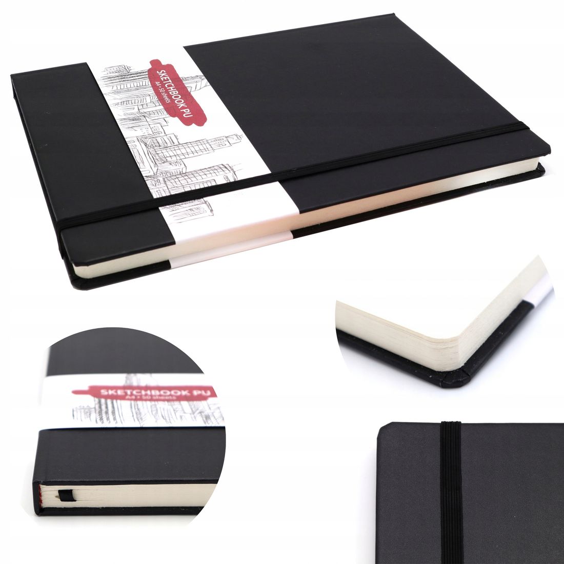 SZKICOWNIK BLOK ARTYSTYCZNY A4 TWARDA OPRAWA 50ark – 154813414 - ERLI.pl