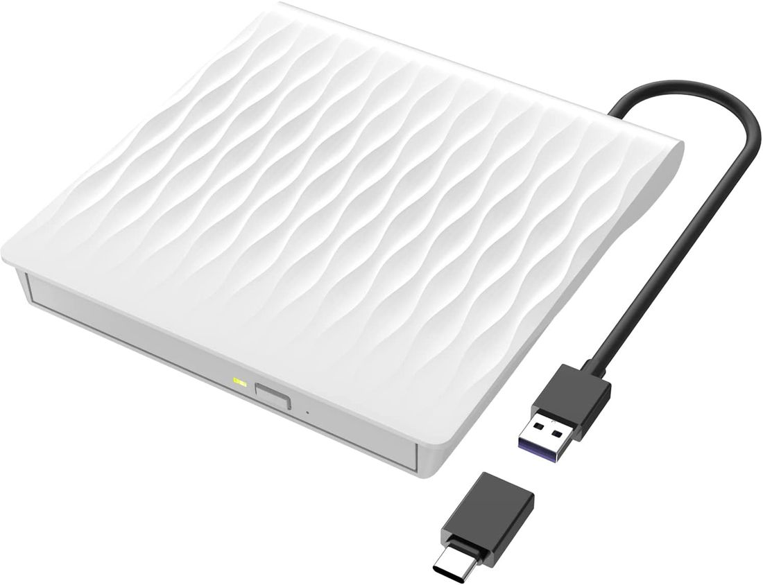Napęd optyczny zewnętrzny DVD CD USB 3.0 biały - ERLI.pl Napęd optyczny zewnętrzny DVD CD USB 3.0 biały - ERLI.pl
