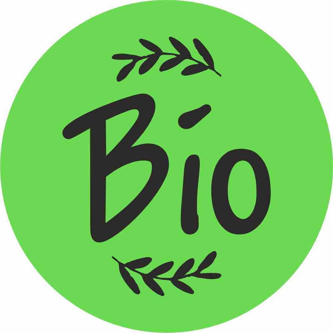 Naklejki Etykiety ZIELONE FI30 Napis BIO 100 szt – 155449552 - ERLI.pl