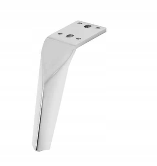 NOGA MEBLOWA STOPKA SKOŚNA SL017 H150 CHROM - ERLI.pl