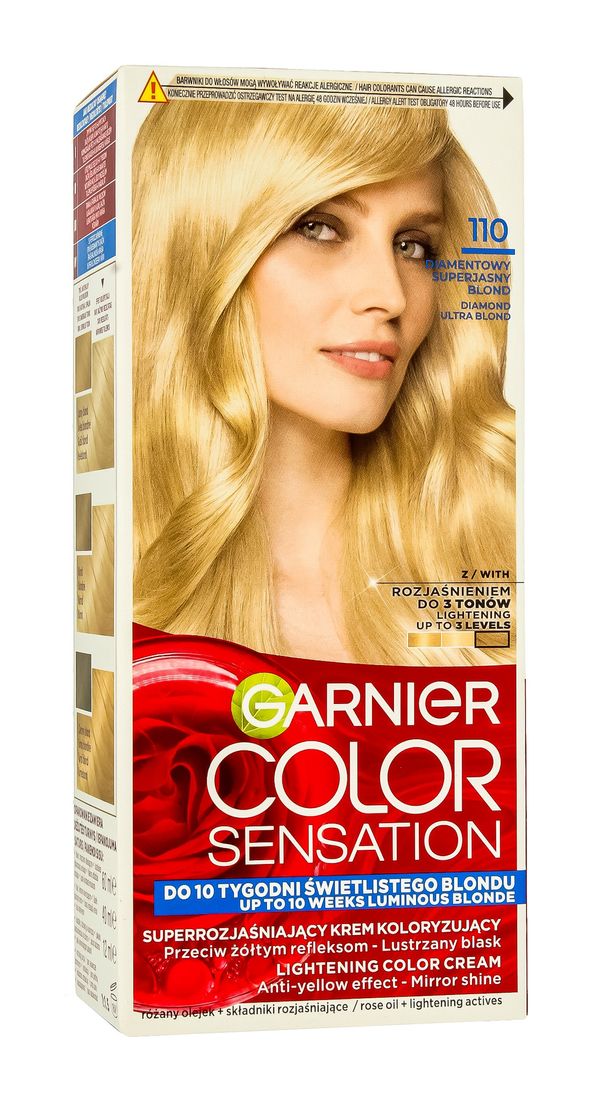 Garnier Color Sensation Krem koloryzujący 110 Diamond Ultra Blond ...