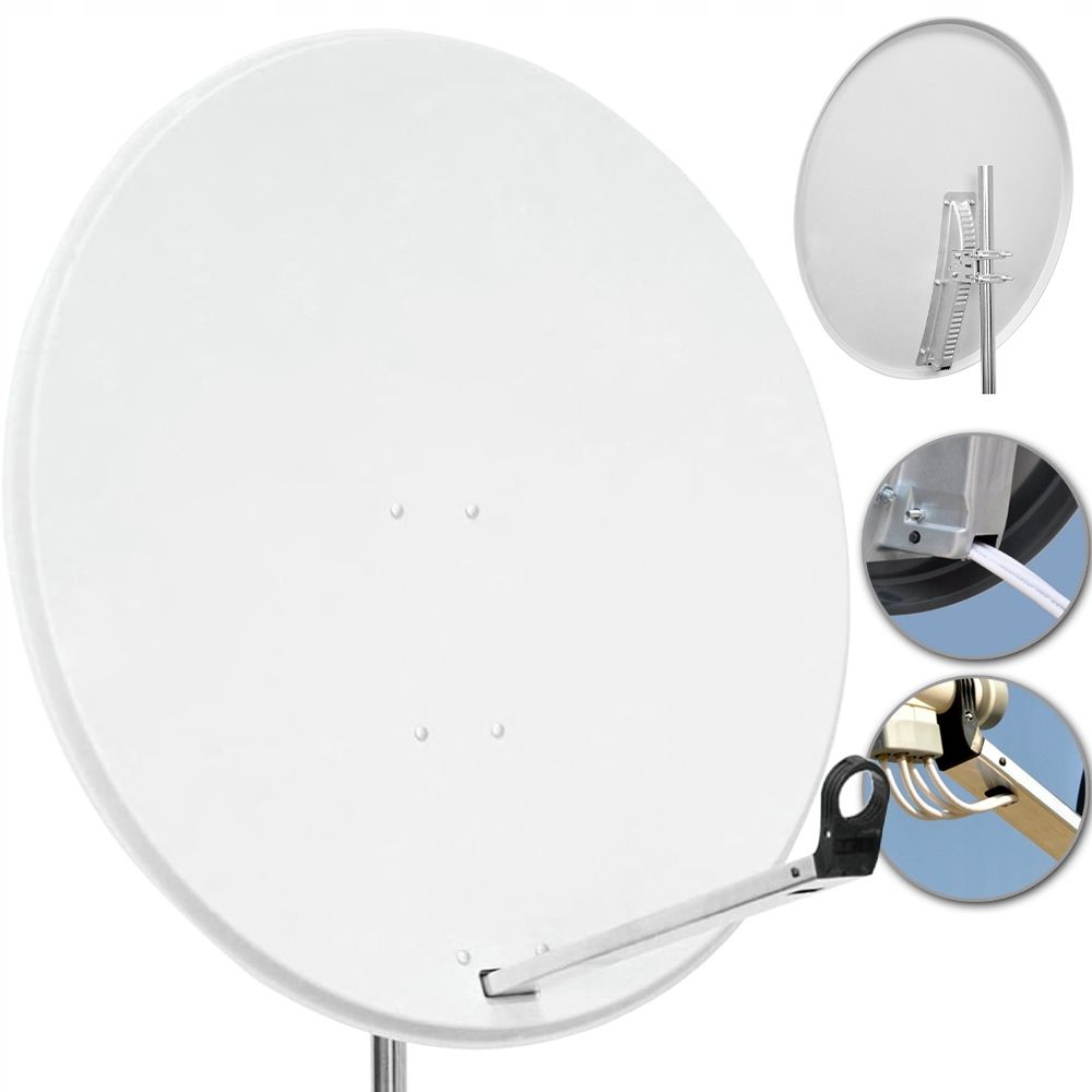 ANTENA SATELITARNA CZASZA INVERTO 100CM 4K FULL HD – 139425129 - ERLI.pl