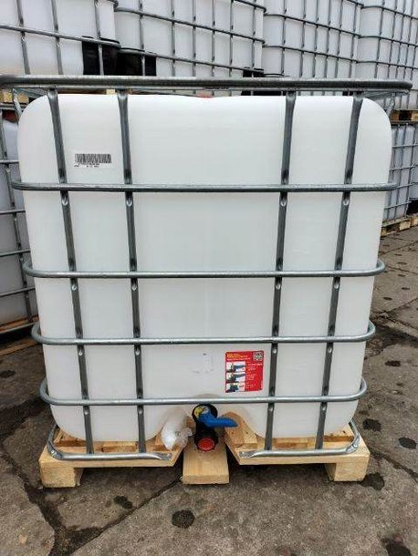 Zbiornik na wodę na palecie 1000l MAUZER - ERLI.pl