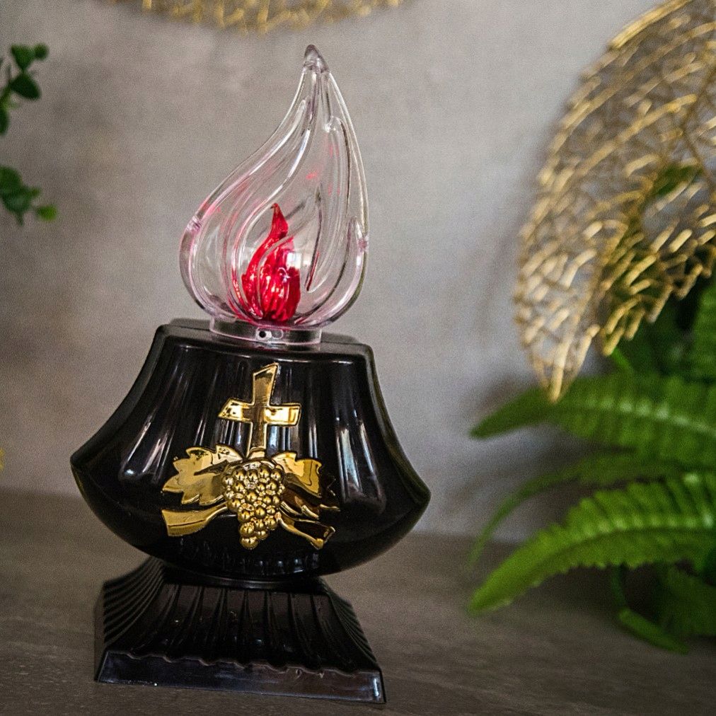 ZNICZ LED NA BATERIE NA CMENTARZ ZNICZE 2XR14 - ERLI.pl