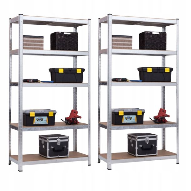 2X REGAŁ MAGAZYNOWY GARAŻOWY METALOWY 180x90x40 cm - ERLI.pl 2X REGAŁ MAGAZYNOWY GARAŻOWY METALOWY 180x90x40 cm - ERLI.pl