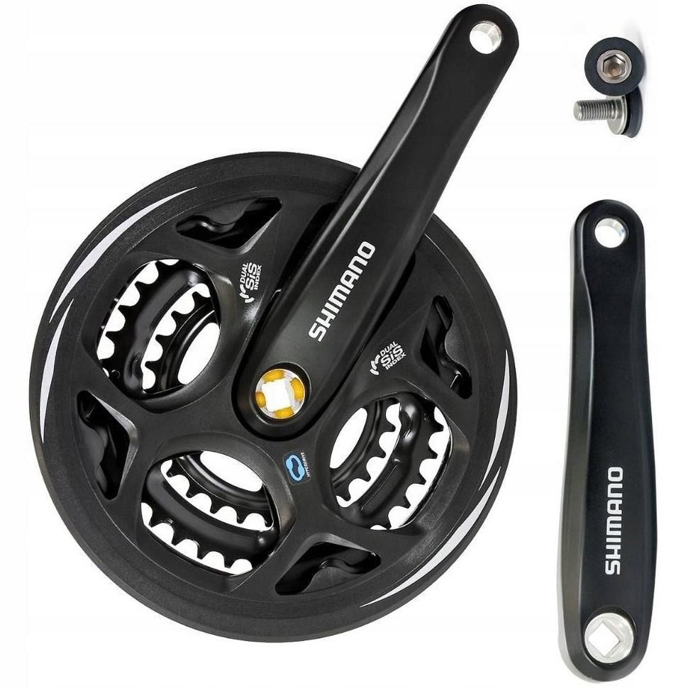 KORBA SHIMANO FC-M311 42/32/22 ALTUS 170mm CZARNA - ERLI.pl