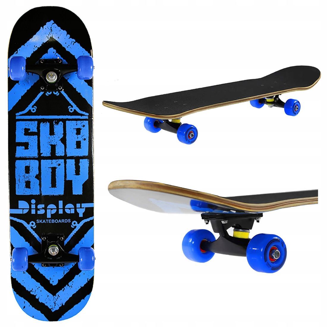 Deskorolka Deska klasyczna Skateboard PU ABEC3 – 156707192 - ERLI.pl