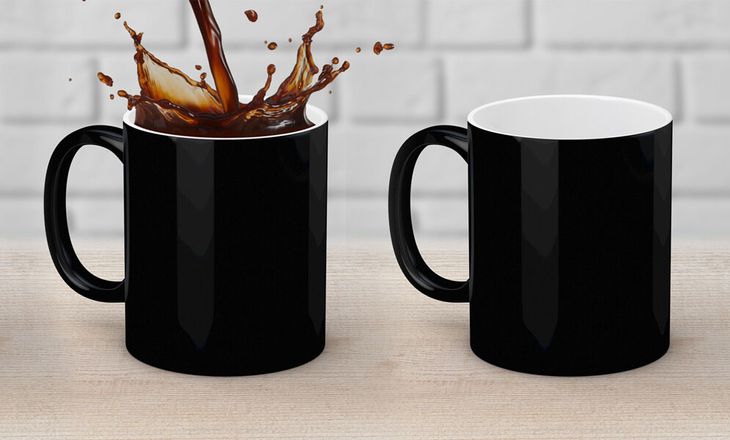 Kubek Magiczny Czarny LIS 10 - ERLI.pl