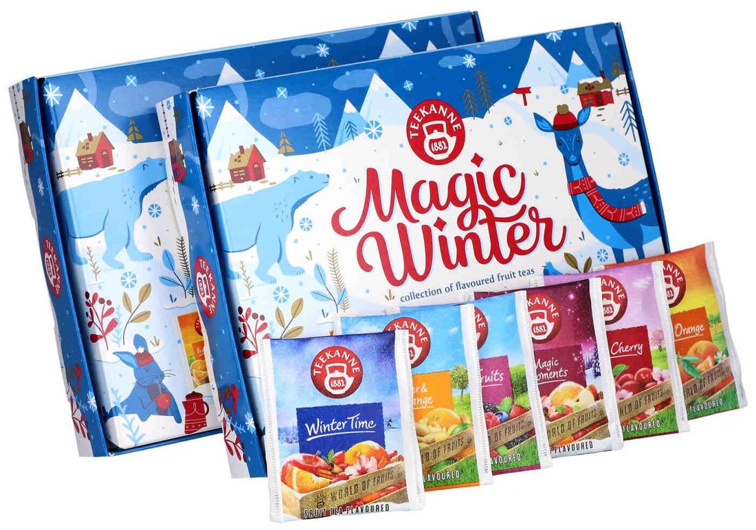 Teekanne Magic Winter Collection 30 kopert Zestaw Herbat Świątecznych MIX – 157149200 - ERLI.pl