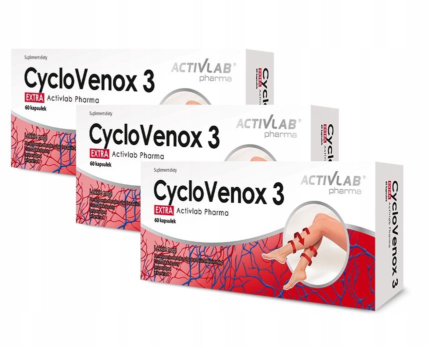 CycloVenox 3 Extra Zestaw 3 op. a 60 kaps. - ERLI.pl