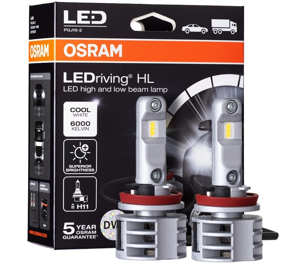 Żarówki OSRAM LEDriving LED H11 12/24V 14W (6000K) – 3673820 - ERLI.pl