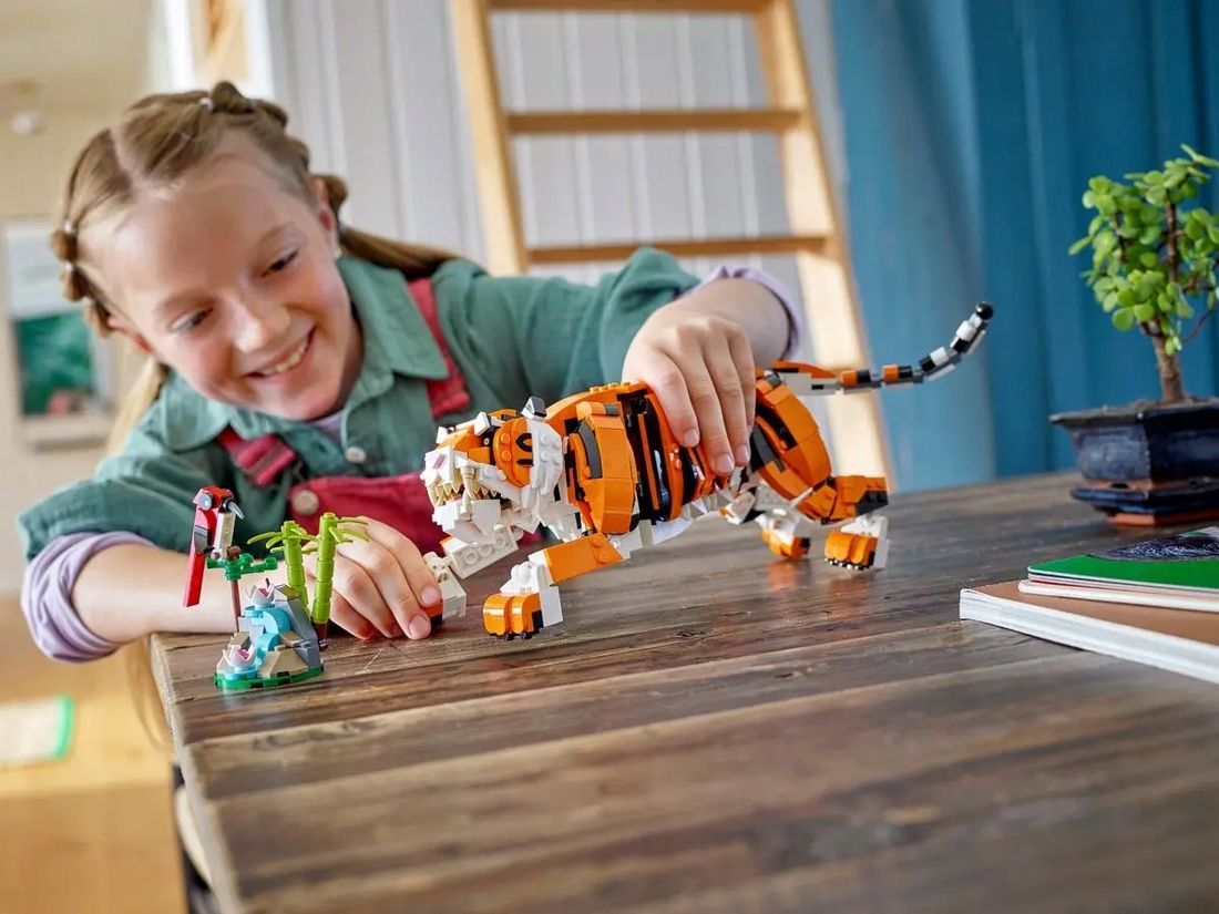 LEGO 31129 Creator Majestatyczny Tygrys Zestaw - ERLI.pl
