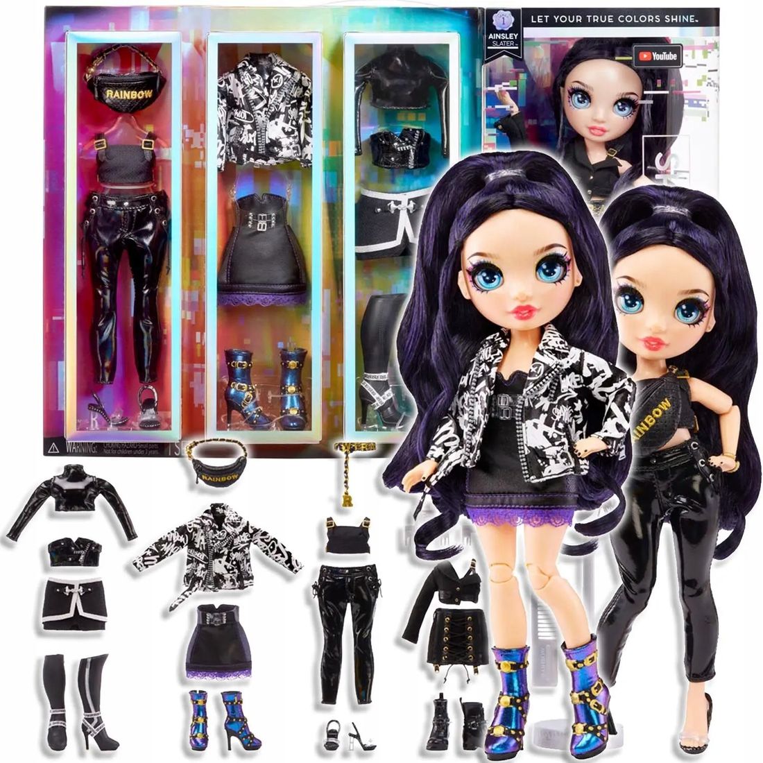 LALKA RAINBOW HIGH AINSLEY UBRANKA STUDIO 577560 – 157649795 - ERLI.pl