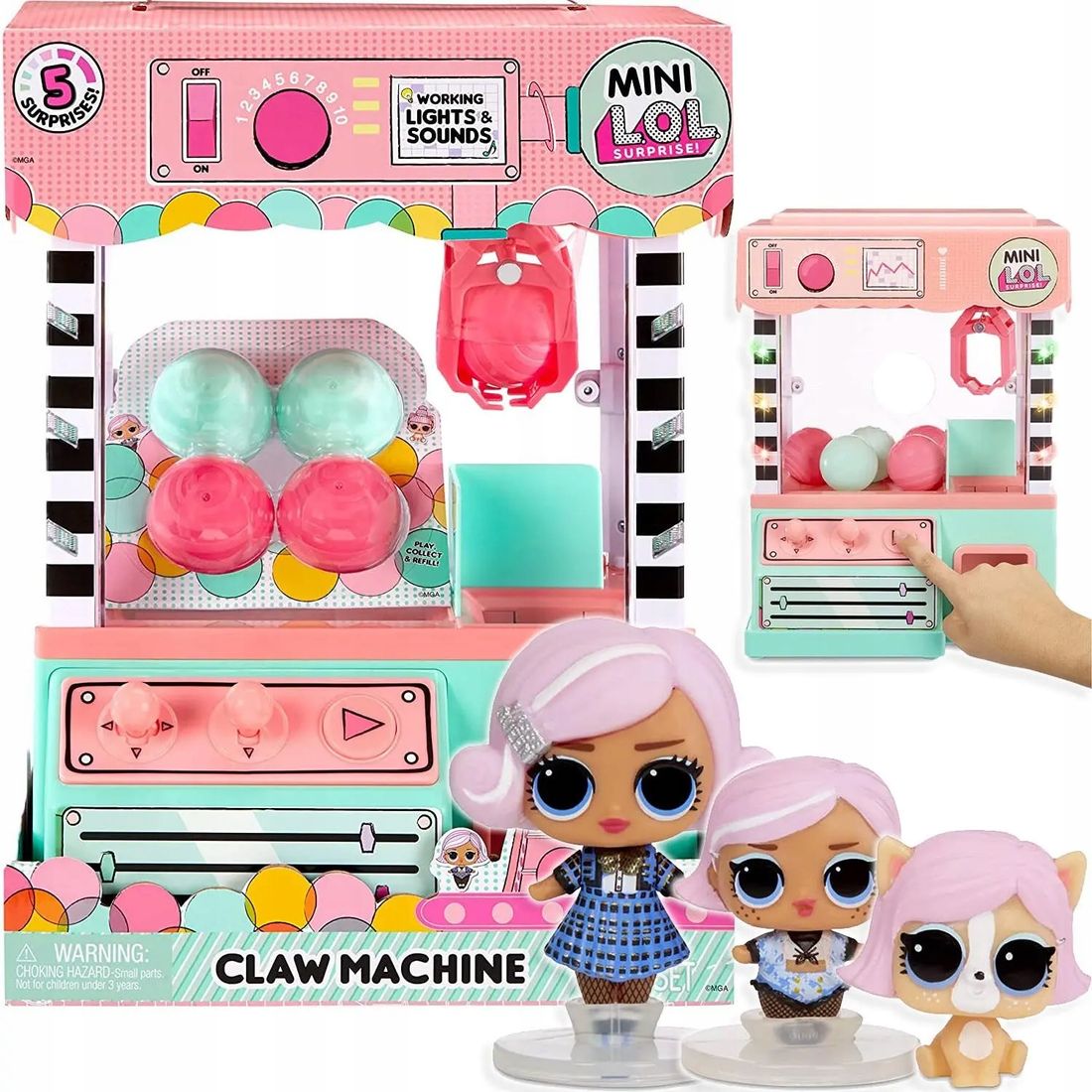 LOL Surprise Minis CLAW MACHINE LALECZKI 583974 - ERLI.pl