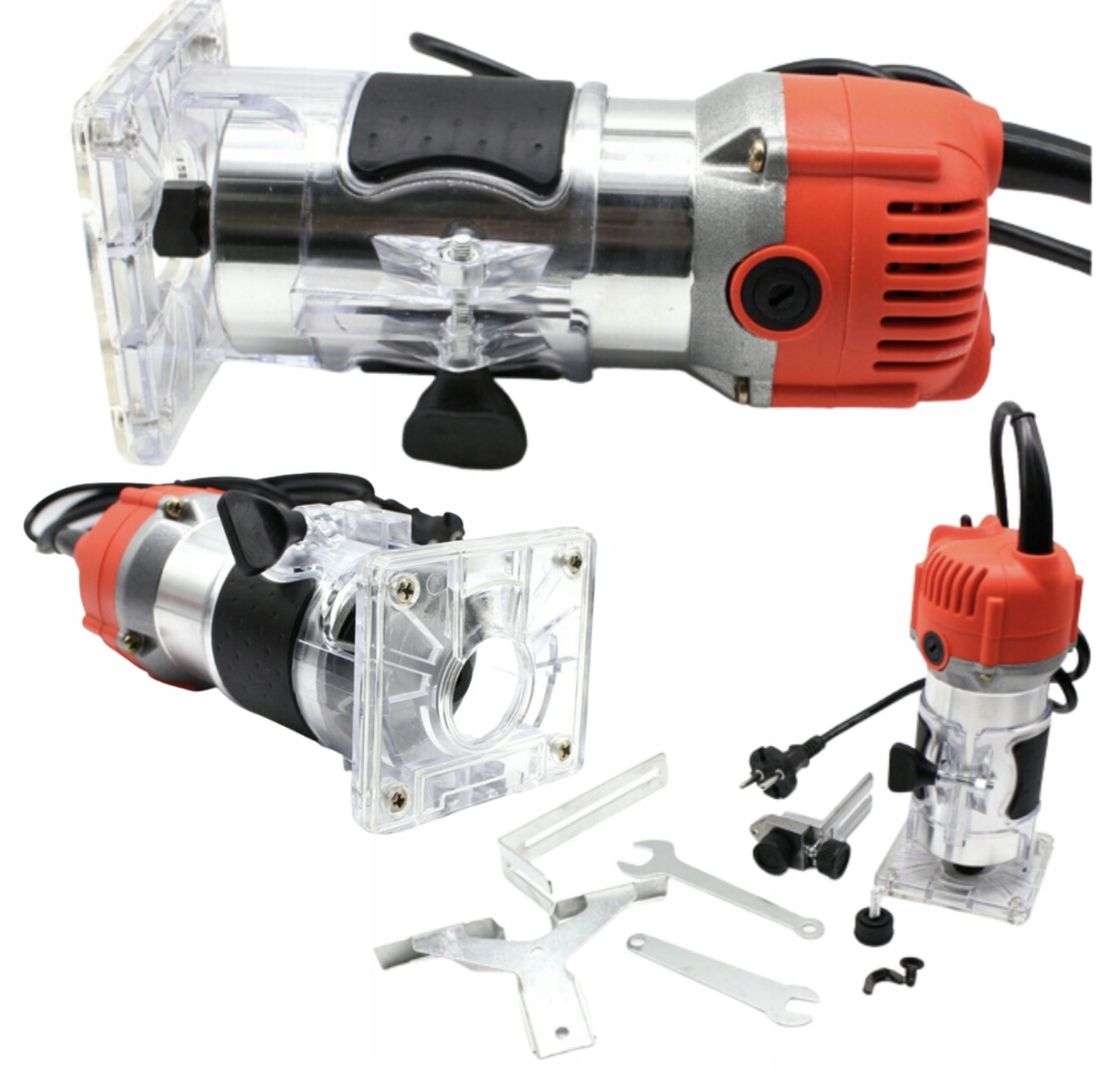 FREZARKA ELEKTRYCZNA DO DREWNA TRYMER RĘCZNA 800W - ERLI.pl