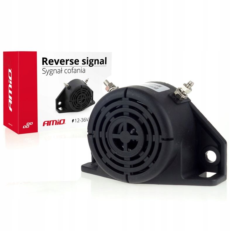 SYGNAŁ BRZĘCZYK COFANIA OSTRZEGAWCZY BEZPIECZEŃSTWA 12V 24V BUS TIR ...