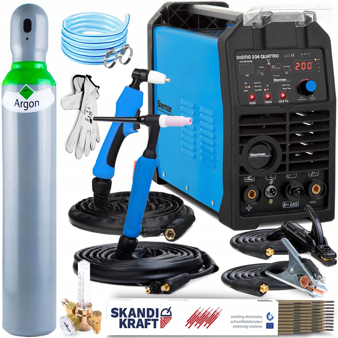 SPAWARKA INWERTOROWA PRZECINARKA PLAZMOWA SHERMAN DIGITIG 204 QUATTRO 200A - ERLI.pl