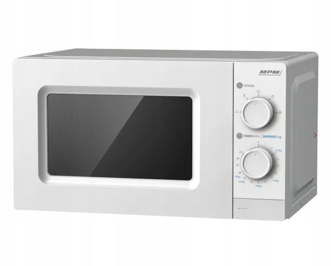 KUCHENKA MIKROFALOWA MIKROFALA BIAŁA MPM 20L BIAŁA - ERLI.pl