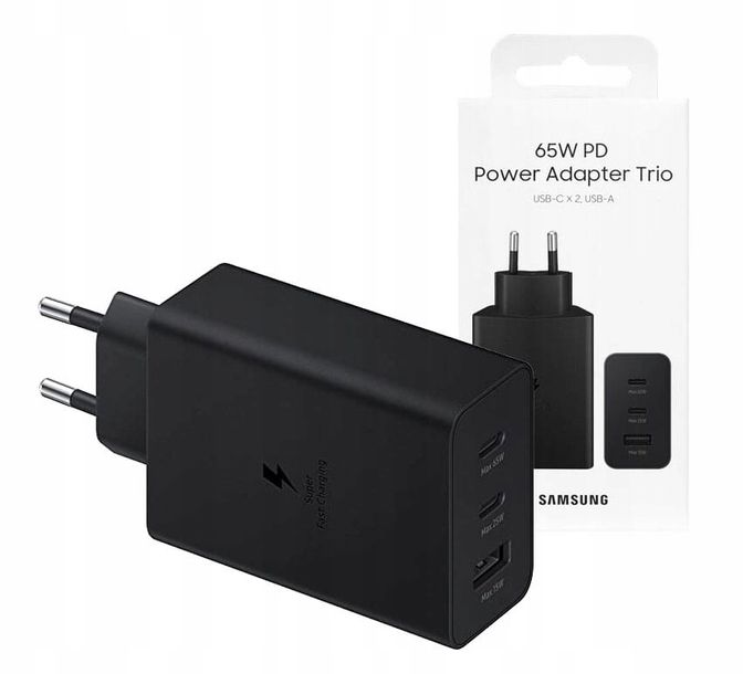 Ładowarka SAMSUNG EP-T6530 65W 20V PD Triple Charg - ERLI.pl