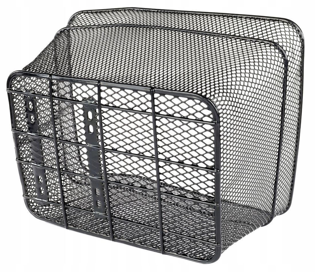 DUŻY KOSZYK ROWEROWY METALOWY TYLNY KOSZ NA ROWER - ERLI.pl