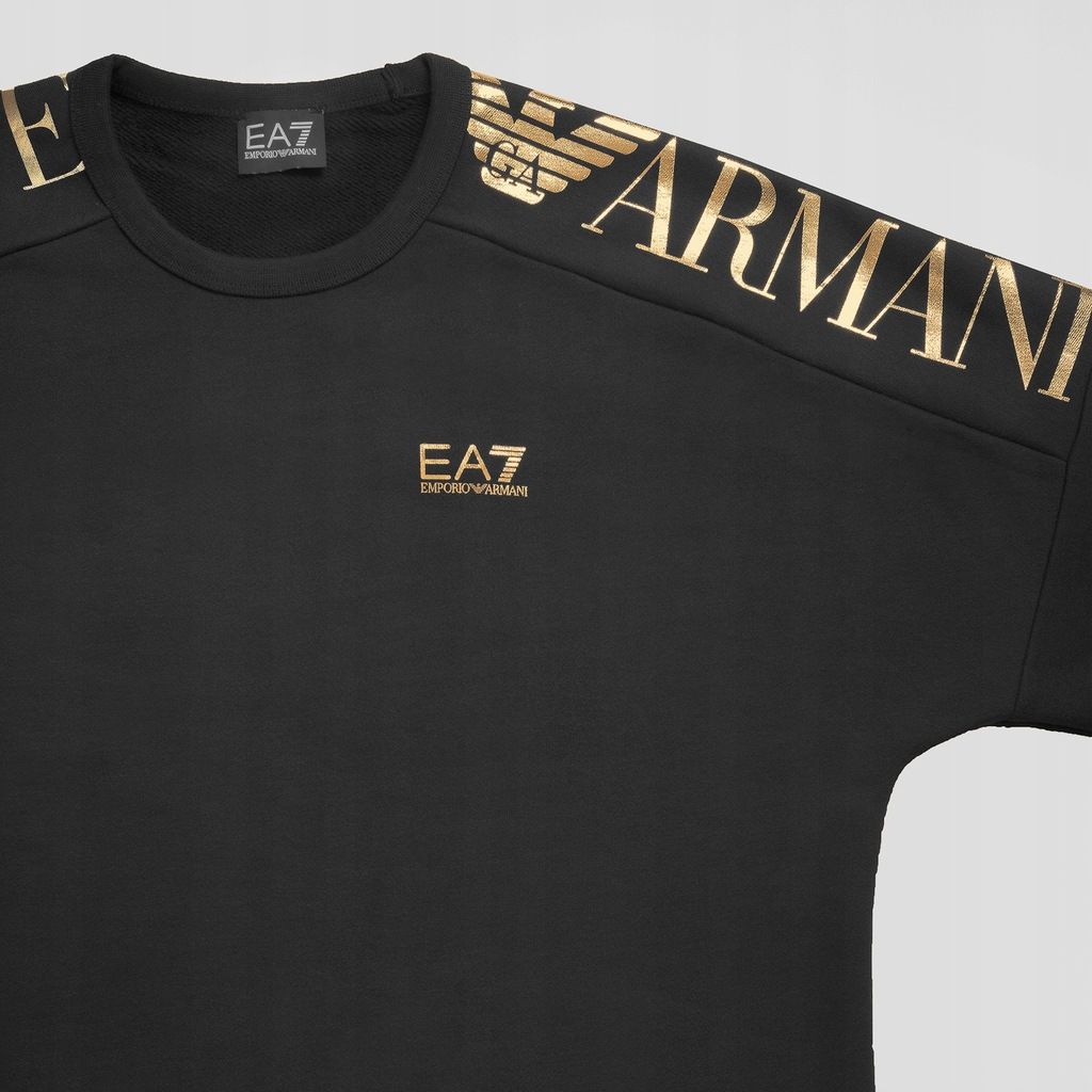 EA7 Emporio Armani bluza męska złote logo r.XL - ERLI.pl