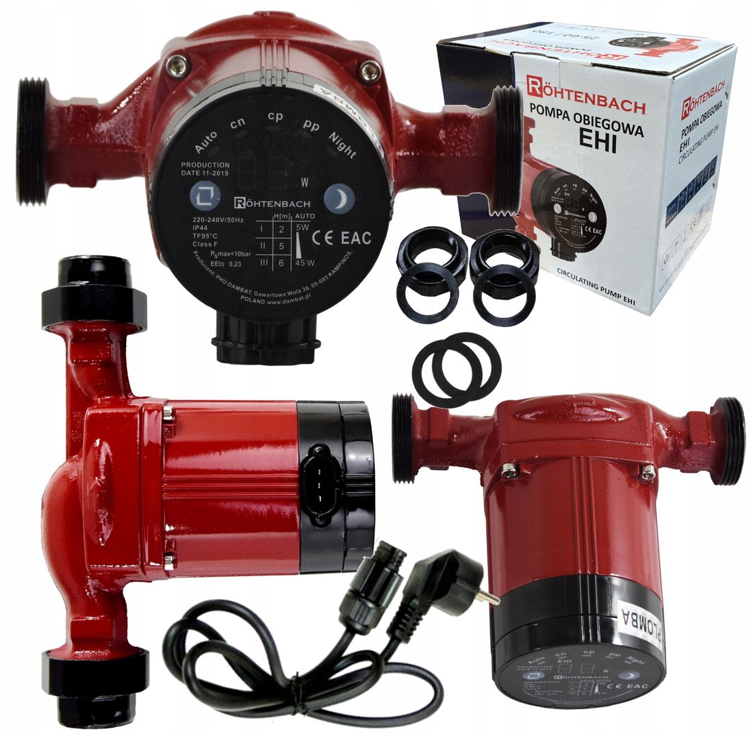 POMPA OBIEGOWA ENERGOOSZCZĘDNA CO ELEKTR 25-40/180 - ERLI.pl