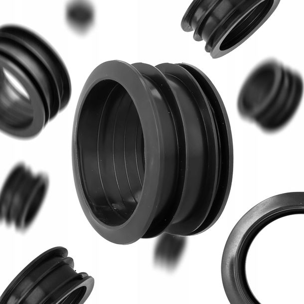 Redukcja Rynny Rury Spustowa Gumowa 90/110 Czarna - ERLI.pl