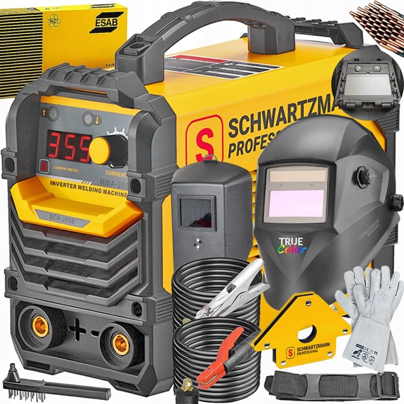 SPAWARKA INWERTOROWA INWERTEROWA 355A TIG +ZESTAW - ERLI.pl