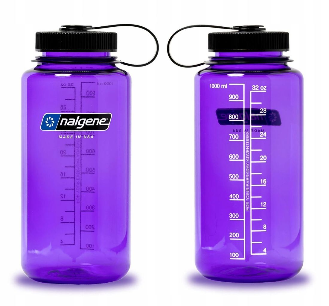 BUTELKA BIDON NA WODĘ NALGENE SUSTAIN WM 1L 1000ml PURPLE TRITAN BPA FREE - ERLI.pl