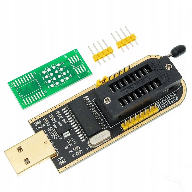Programator USB CH341A Gold SPI Flash EEPROM TTL - ERLI.pl
