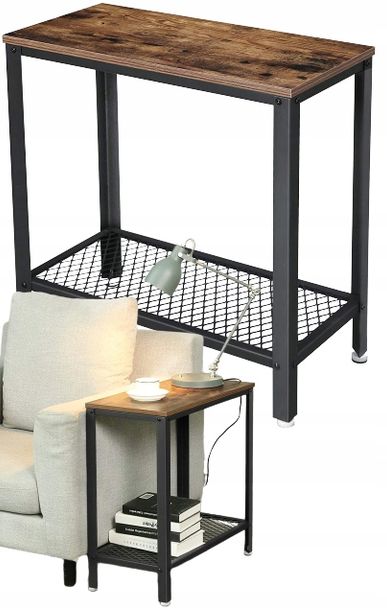 KONSOLA do przedpokoju mebel do salonu LOFT stolik - ERLI.pl