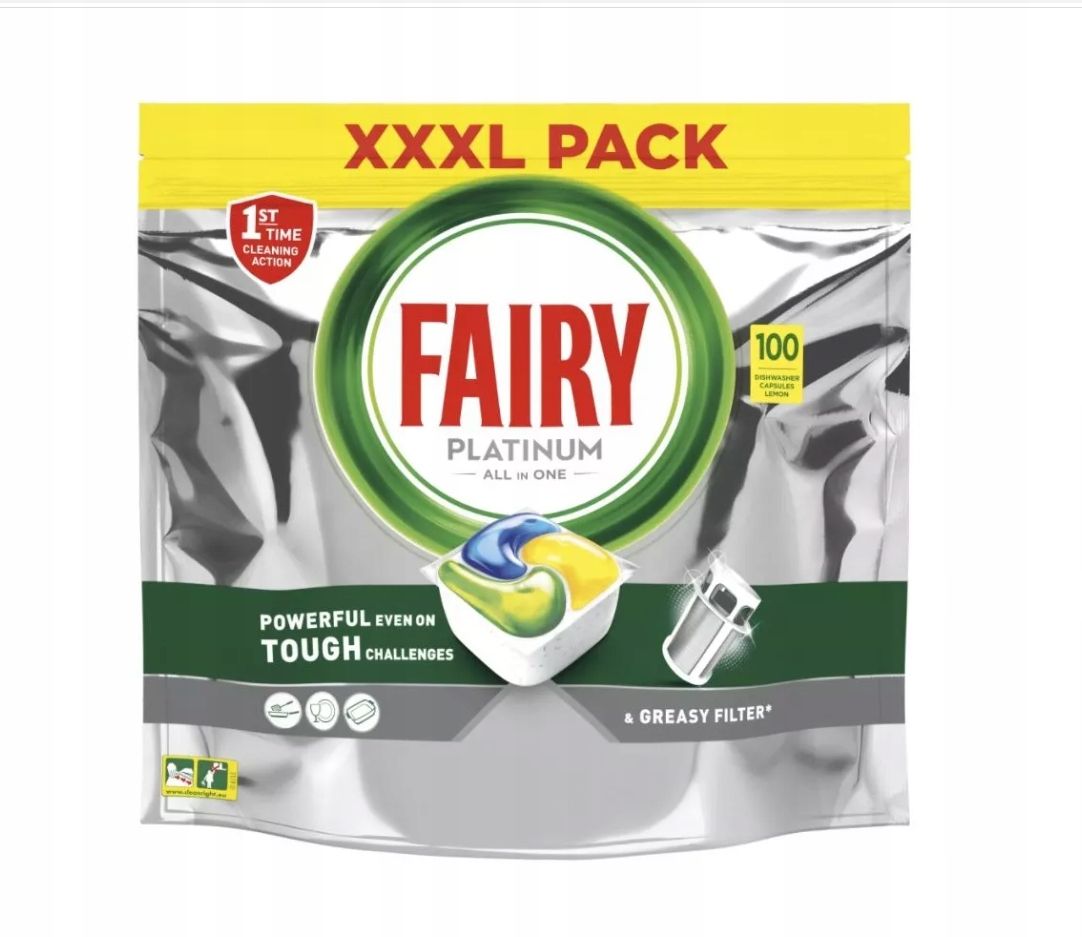 FAIRY CAPS PLATINUM All in One Kapsułki do zmywark - ERLI.pl