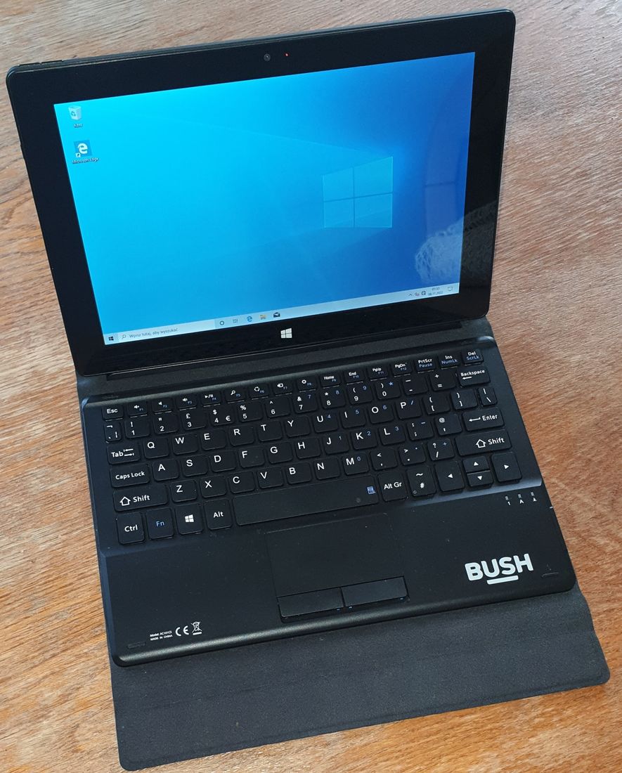 Tablet Bush A1 Windows 10 Cali z klawiaturą PRO G1/G2 - ERLI.pl