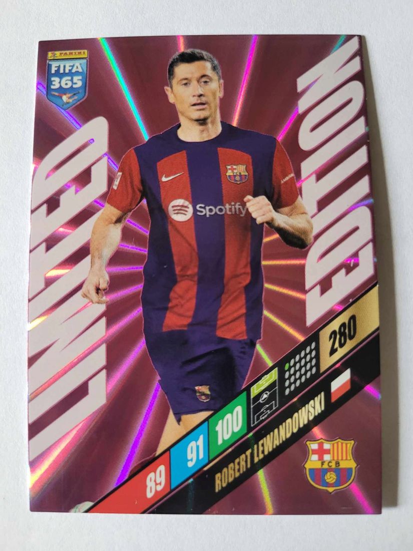 FIFA 365 2024 Panini - Limited ROBERT LEWANDOWSKI - ERLI.pl