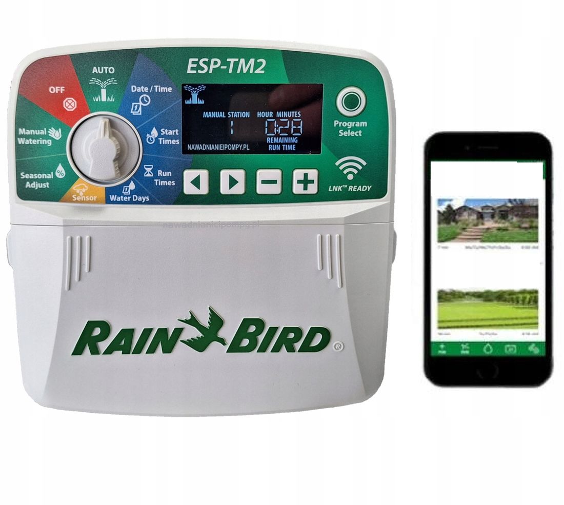 STEROWNIK TM2 ZEWNĘTRZNY 12 SEKCJE WIFI Rain Bird nawadnianie ogród – 160061421 - ERLI.pl