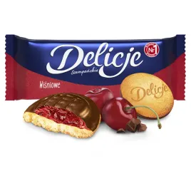 Biszkopty Delicje szampańskie wiśniowe 147g Mondelez – 302517877 - ERLI.pl