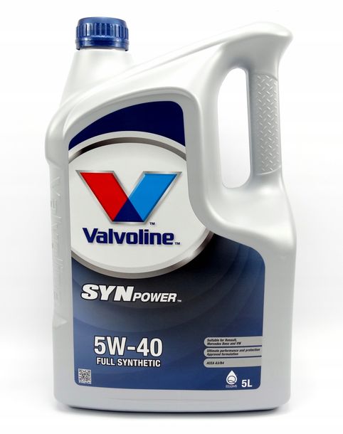 Olej VALVOLINE SynPower 5W40 5 litrów – 159144982 - ERLI.pl
