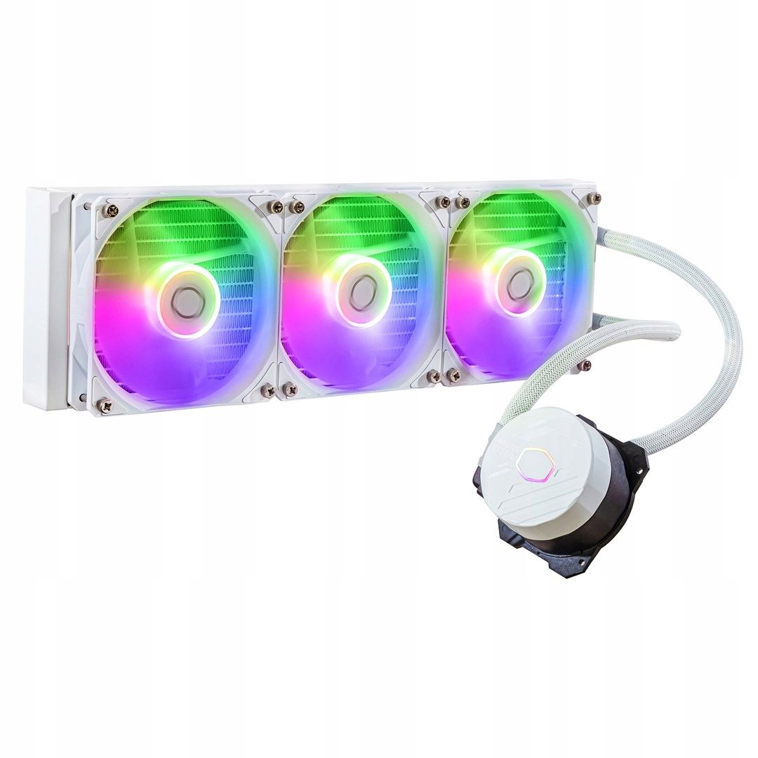 COOLER MASTER CHŁODZENIE WODNE CPU MASTERLIQUID 360L CORE ARGB BIAŁE ... COOLER MASTER CHŁODZENIE WODNE CPU MASTERLIQUID 360L CORE ARGB BIAŁE ...